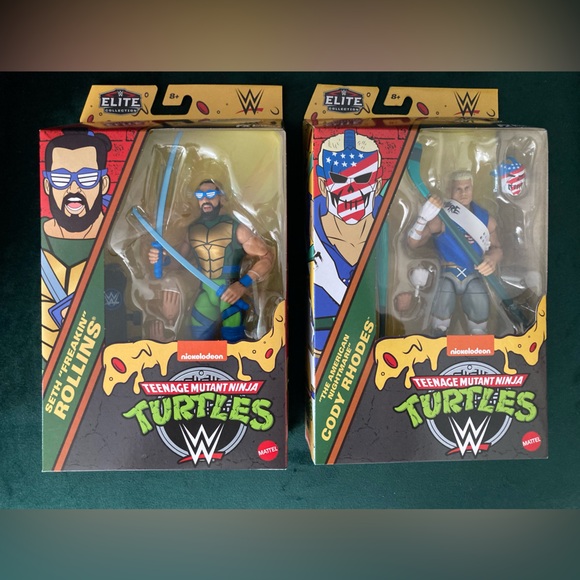 WWE | Toys | Tmnt X Wwe 224 Elite Collection Cody Rhodes Seth Rollins ...